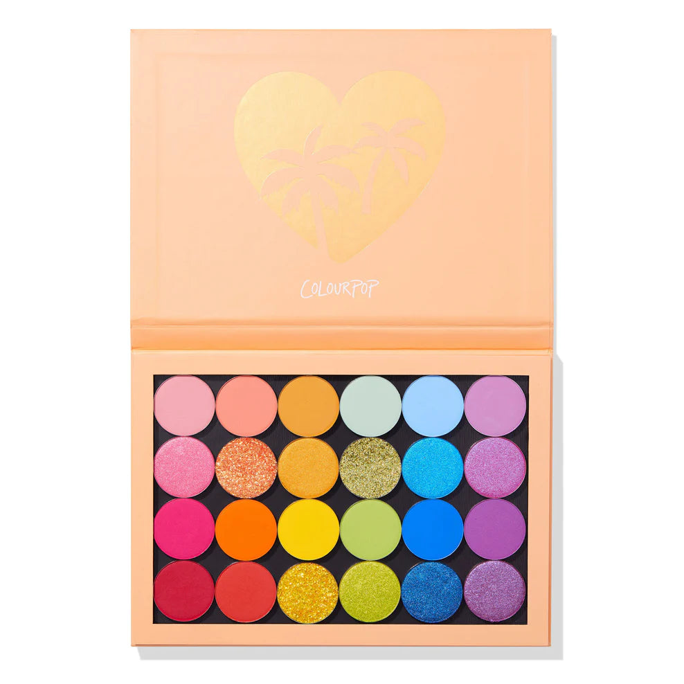 Colourpop Rainbow Palette Glow Cosmetics